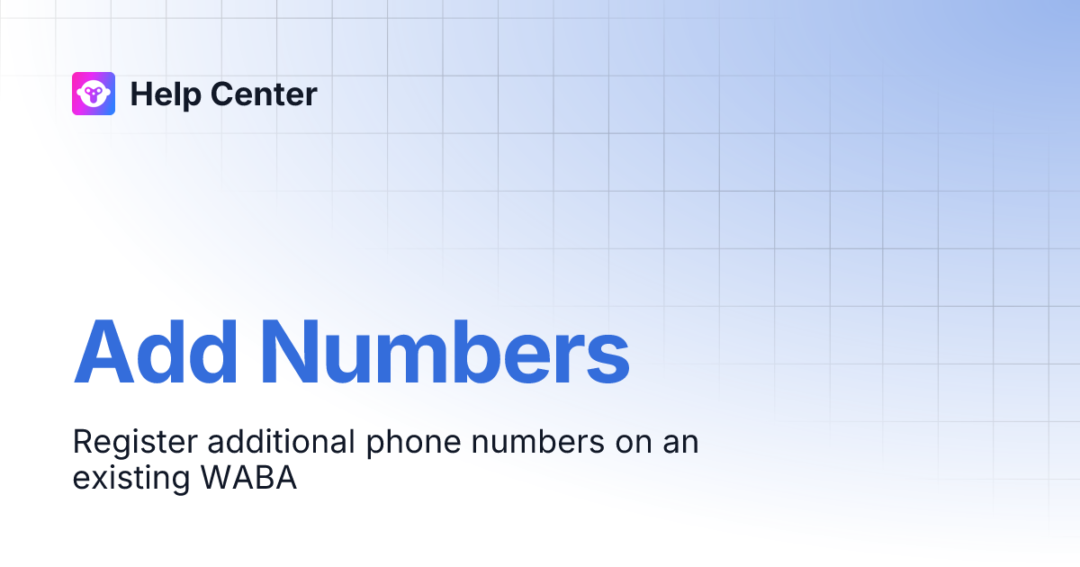 Add Numbers | Help Center